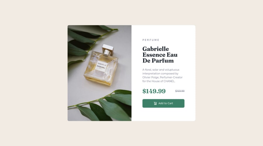 Frontend Mentor | Responsive perfume card using HTML and CSS coding ... Frontend Mentor | Responsive perfume card using HTML and CSS coding ...