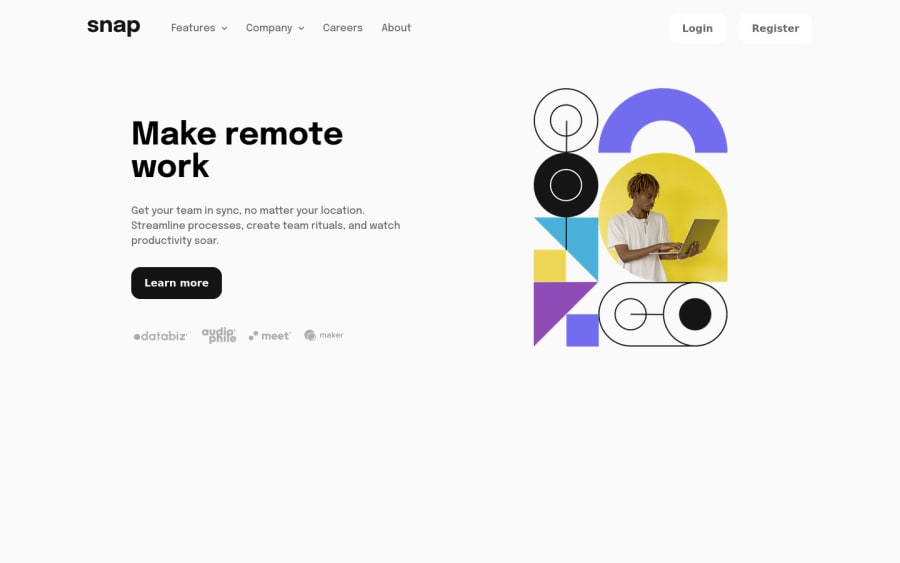 Frontend Mentor Intro Section With Dropdown Navigation Coding Challenge Solution