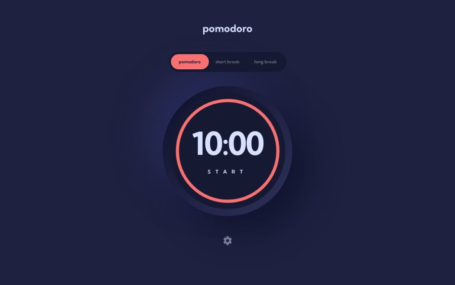 Frontend Mentor Pomodoro App With React And Redux Coding Challenge