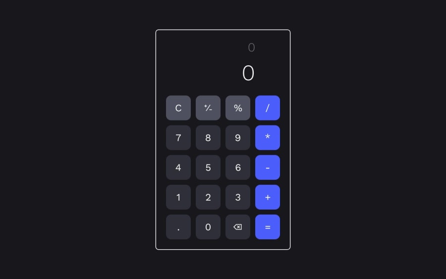 Frontend Mentor Calculator Grid Flexbox Coding Challenge Solution