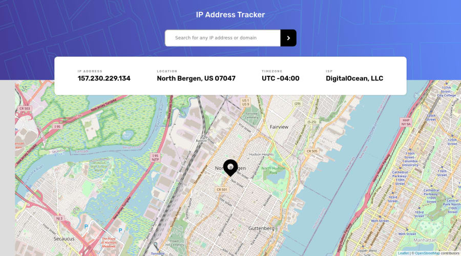 Frontend Mentor Ip Address Tracker With Reactjs And React Leaflet