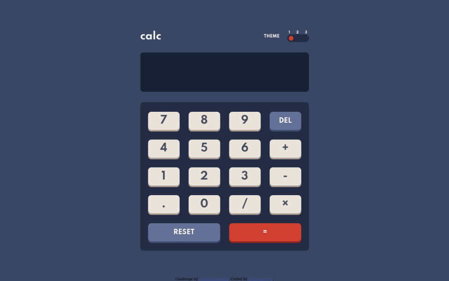 Frontend Mentor Calculator App Using Html Sass And Javascript Coding Challenge Solution