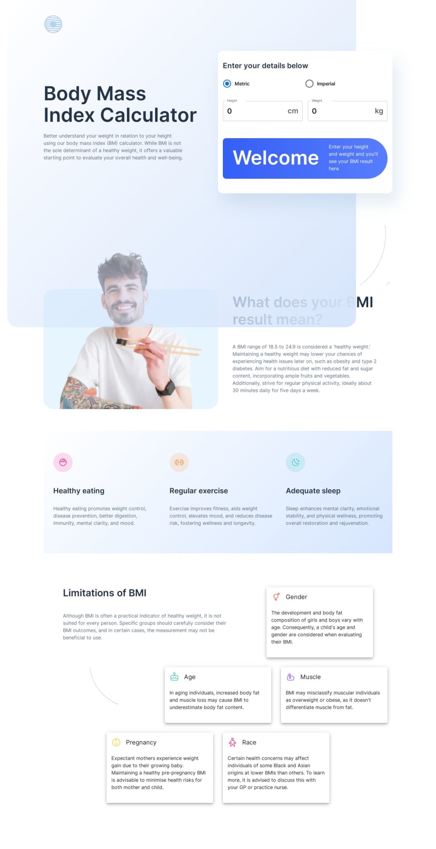 Frontend Mentor Bmi Calculator Coding Challenge Solution