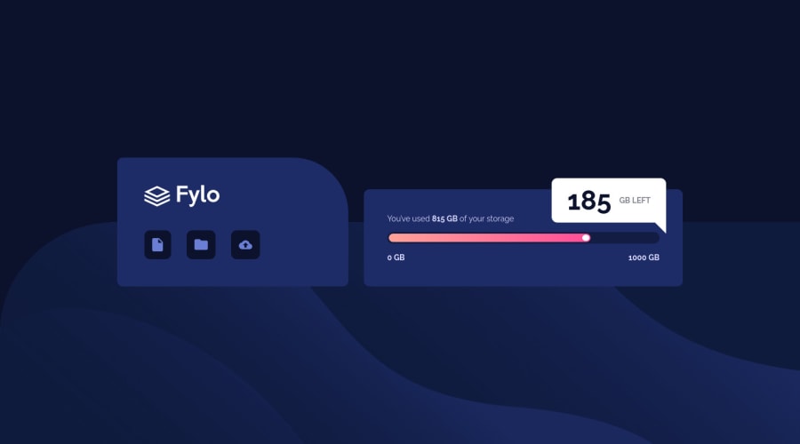 Frontend Mentor Mobile First Responsive Data Storage Component Built With Css Flexbox Coding