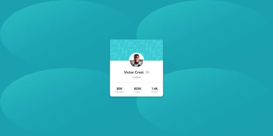 Frontend Mentor Profile Card Component Using Flexbox Coding Challenge Solution