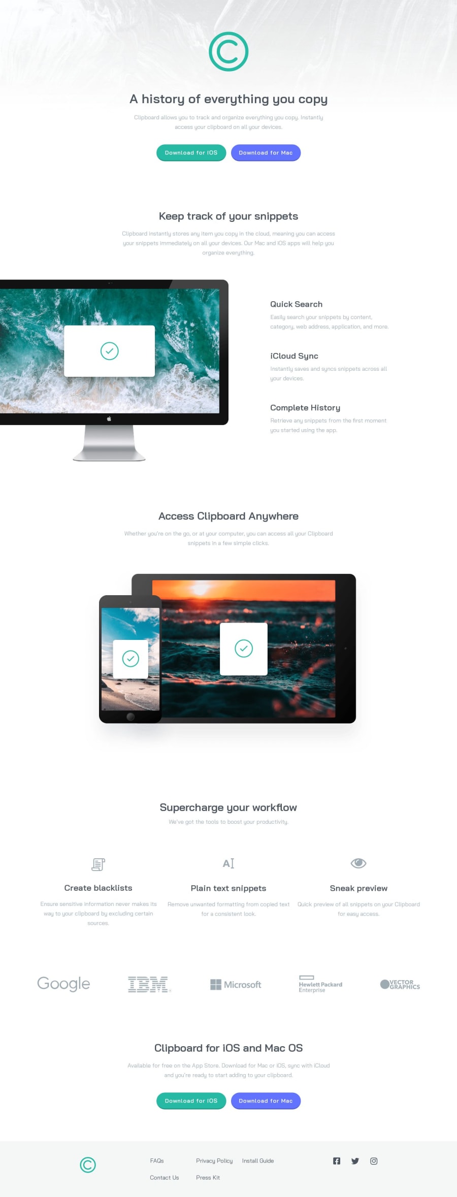 Frontend Mentor Clipboard Landing Page With Html And Css With Responsivity Coding Challenge