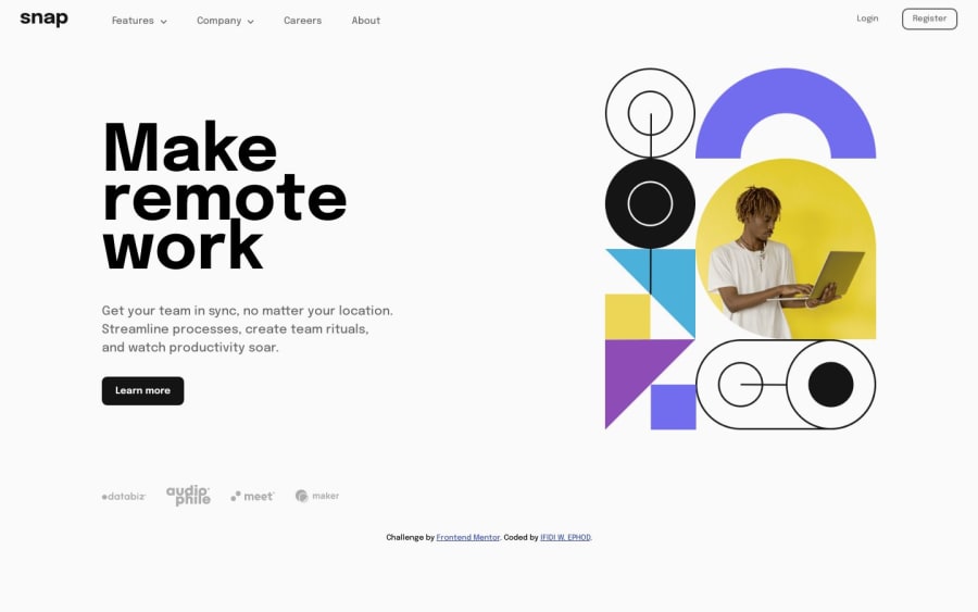 Frontend Mentor My Amazing All New Design Of Intro Section With