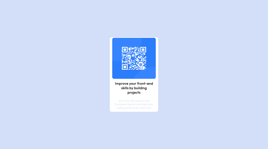 Frontend Mentor Qr Code Solution Using Css Flexbox Coding Challenge Solution