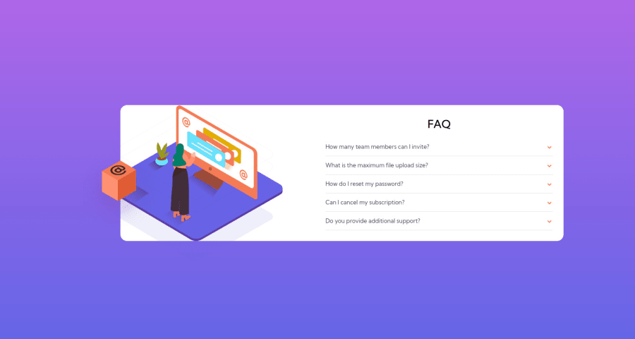 Frontend Mentor Faq With Semantic Html And Css Only No Js Coding Challenge Solution