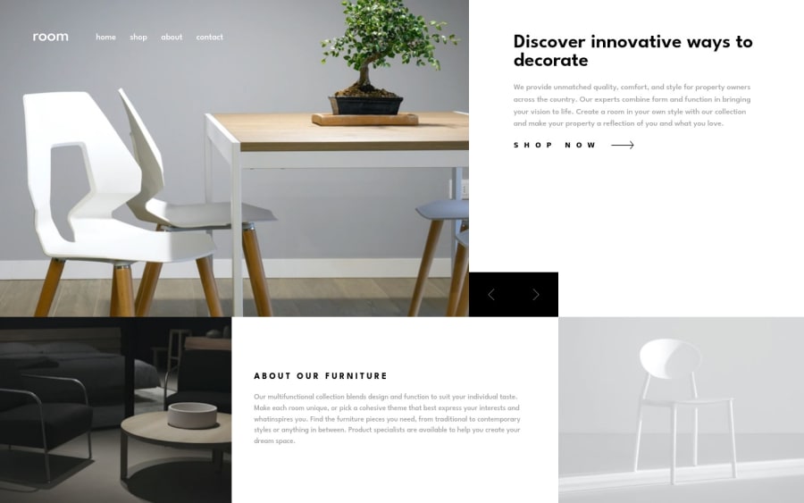 Frontend Mentor 🔥responsive Room Homepage In React Css Grid Image