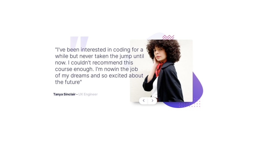 Frontend Mentor Coding Bootcamp Testimonials Slider Master Css Grid