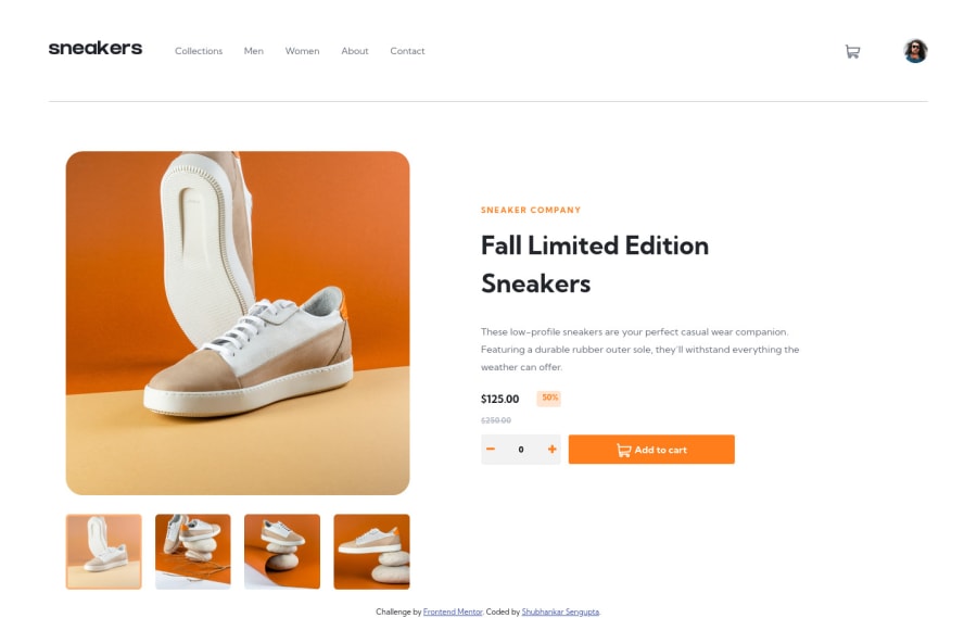 Frontend Mentor Ecommerce Website Using Bootstrap Sass Flexbox And
