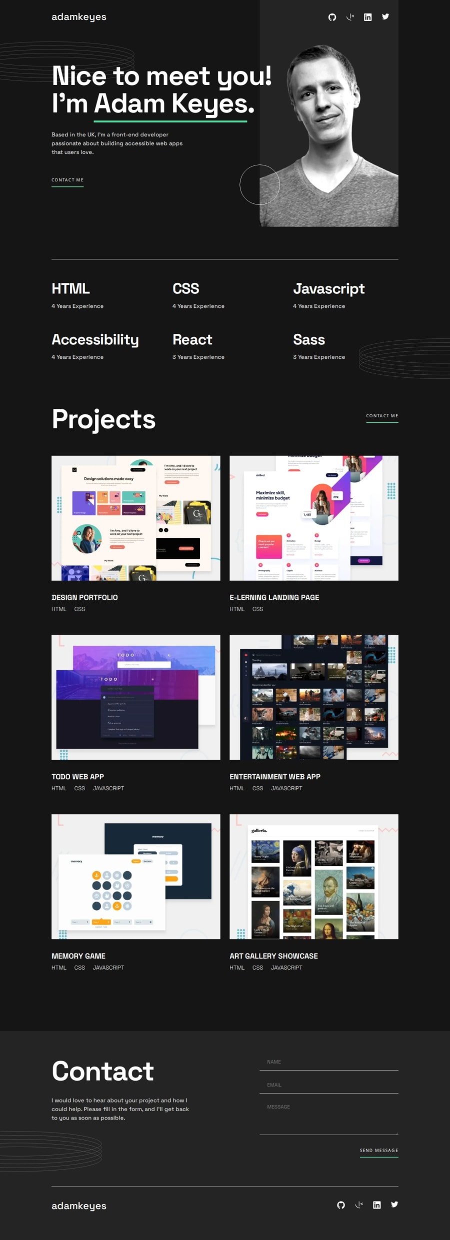 Frontend Mentor Solution Using Flexbox Css Grid Sass And Javascript