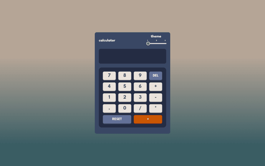 Frontend Mentor Calculator Using Css Html And Javascript Coding Challenge Solution