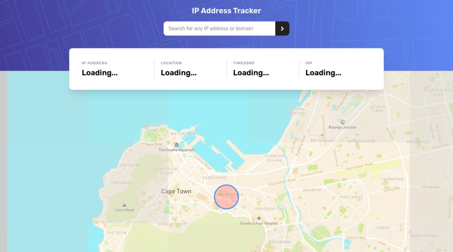 Frontend Mentor Ip Address Tracker Built With React And Scss Coding Challenge Solution