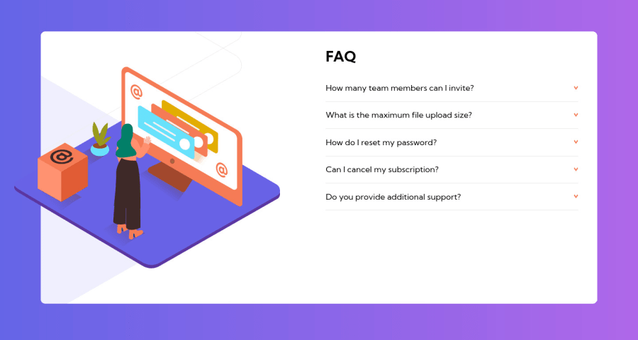 Frontend Mentor Faq Accordion Card Coding Challenge Solution