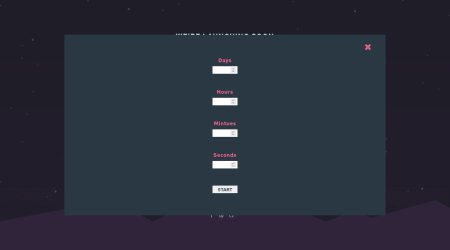 Frontend Mentor Countdown Counter Using Sass And Vanilla Javascript Coding Challenge Solution