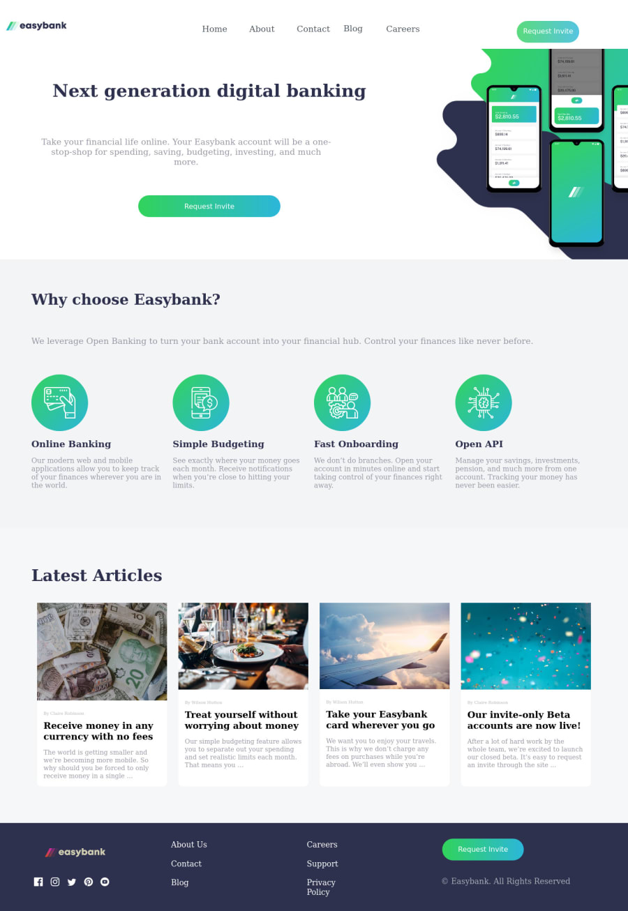 Frontend Mentor Responsive Landing Page Usin G Html Css And Jquery Coding Challenge Solution