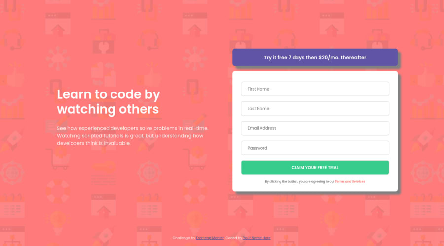 Frontend Mentor Html Css Js Jquery Coding Challenge Solution