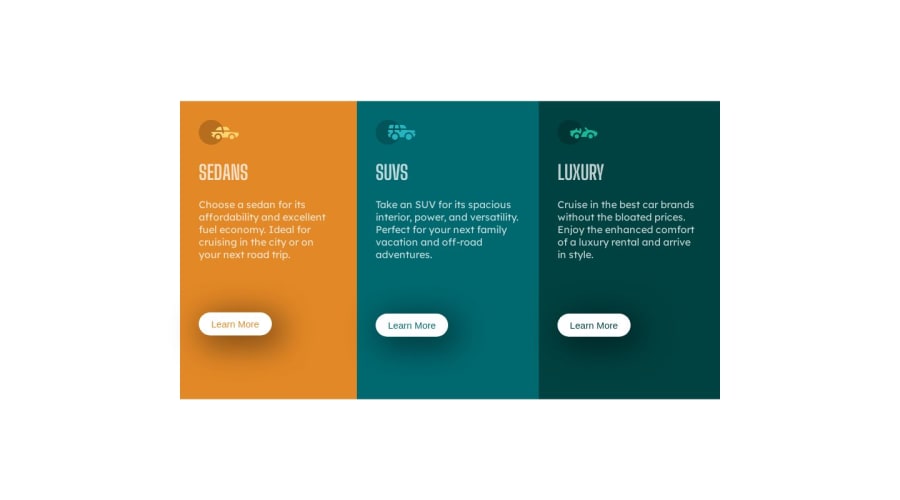 Frontend Mentor 3 Column Preview Card Using Html And Css Coding Challenge Solution