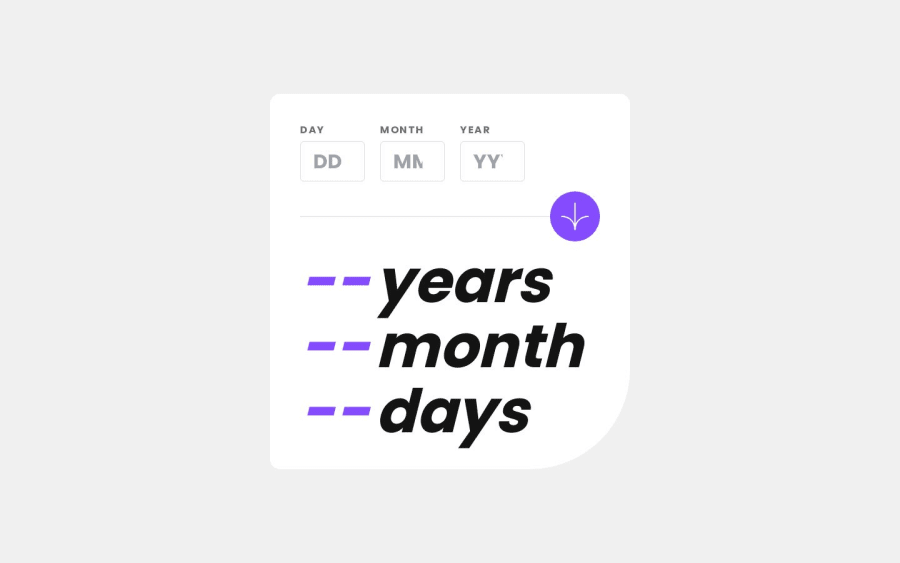 Frontend Mentor Age Calculator Nextjs Tailwindcss Coding