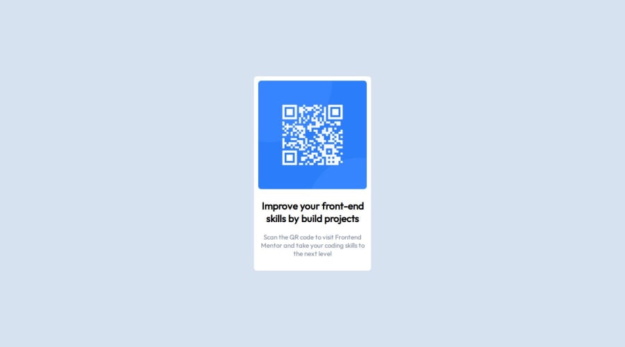 Frontend Mentor | Responsive QR Code using Html, CSS coding challenge solution