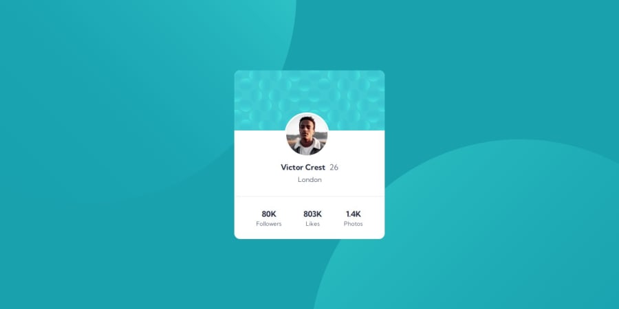 Frontend Mentor Profile Card Made With React And Tailwindcss Coding Challenge Solution