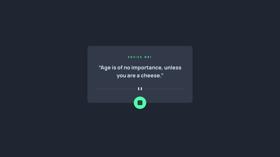 Frontend Mentor Advice Generator App Reactjs Tailwind Css Axios