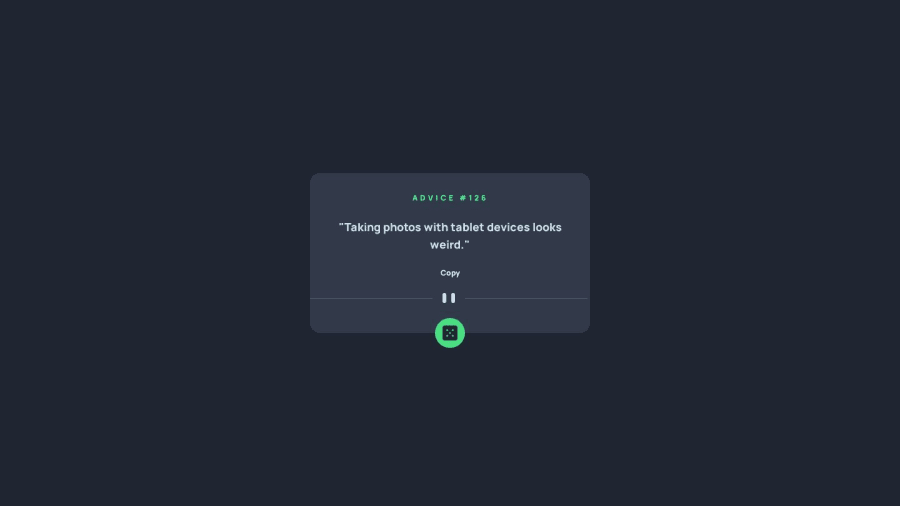 Frontend Mentor Advice Generator With React And Tailwind Coding