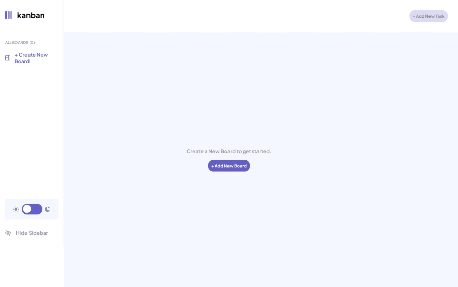 Frontend Mentor Kanban Task Management App Coding Challenge Solution