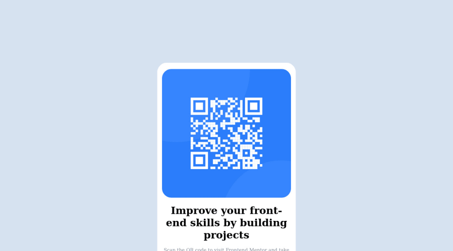 Frontend Mentor E G Qr Code Component Main Coding Challenge Solution