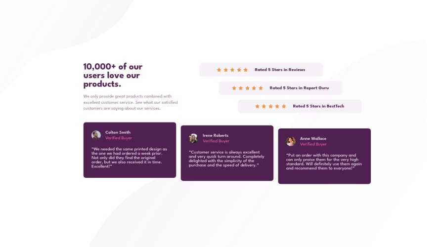 Frontend Mentor Social Proof Section With Html And Css Grid And Flexbox Coding Challenge Solution
