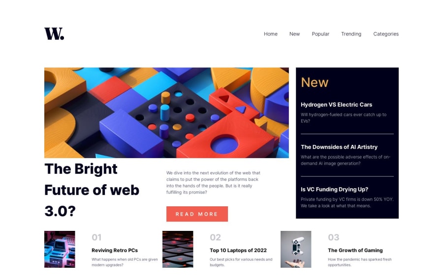 Frontend Mentor Tailwind Html Js Coding Challenge Solution