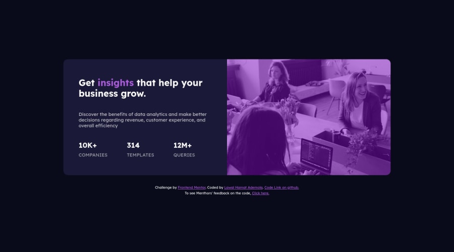 Frontend Mentor Stats Preview Card Component Using Html And Css Coding Challenge Solution