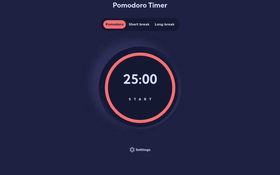 Frontend Mentor Pomodoro App Built With Html Css And Js Coding