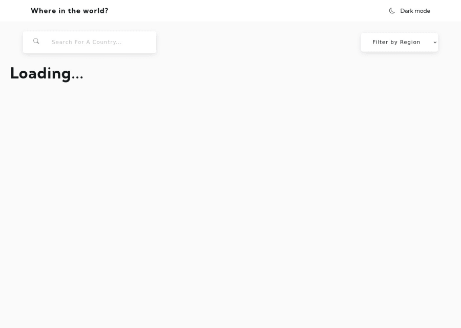 Frontend Mentor Rest Countries Api With Colour Theme Switcher Using