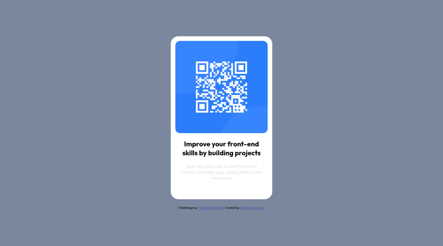 Frontend Mentor Qr Code Coding Challenge Solution