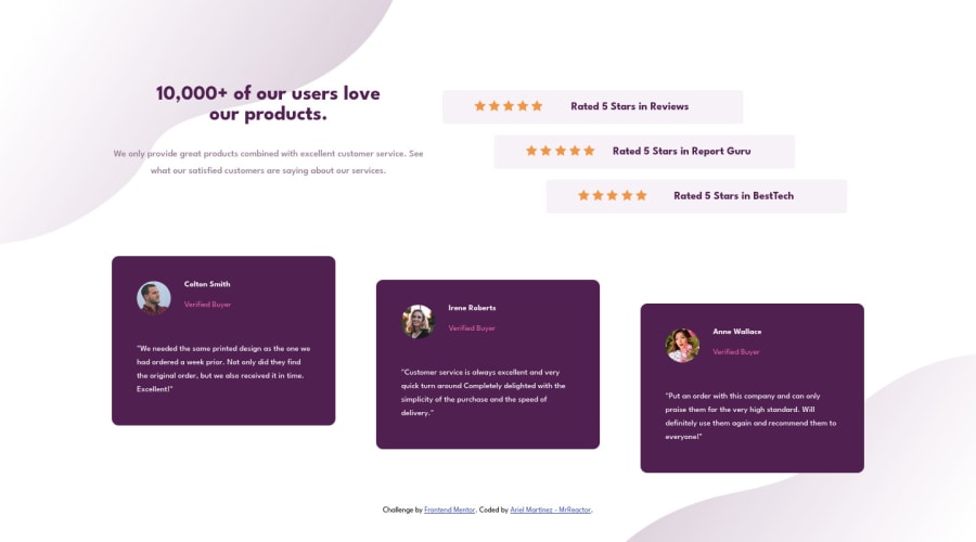 Frontend Mentor To Practice Css And Html Coding Challenge Solution
