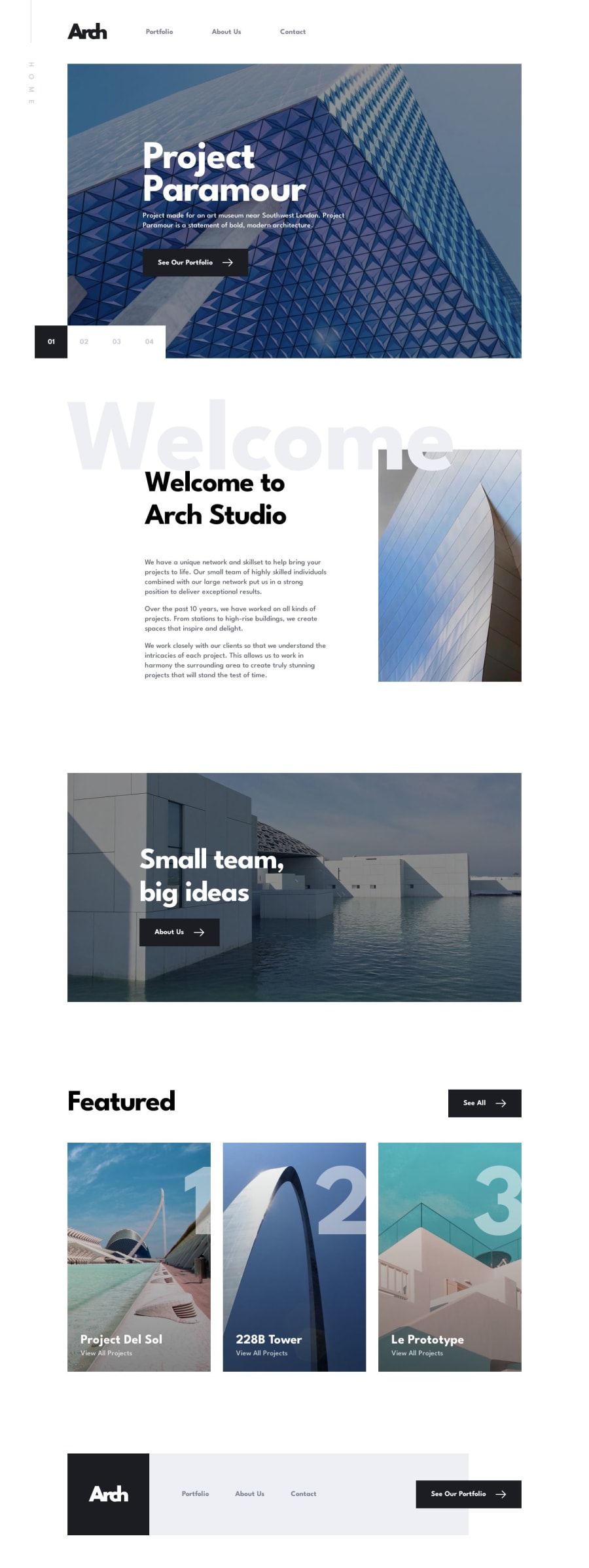 Frontend Mentor | Arch Studio coding challenge solution