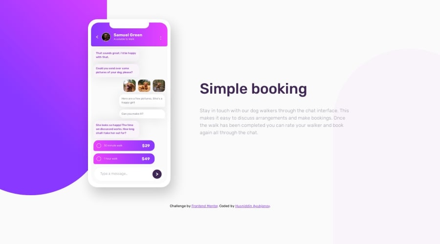 Frontend Mentor Chat App Css Illustration Using Html Css Coding
