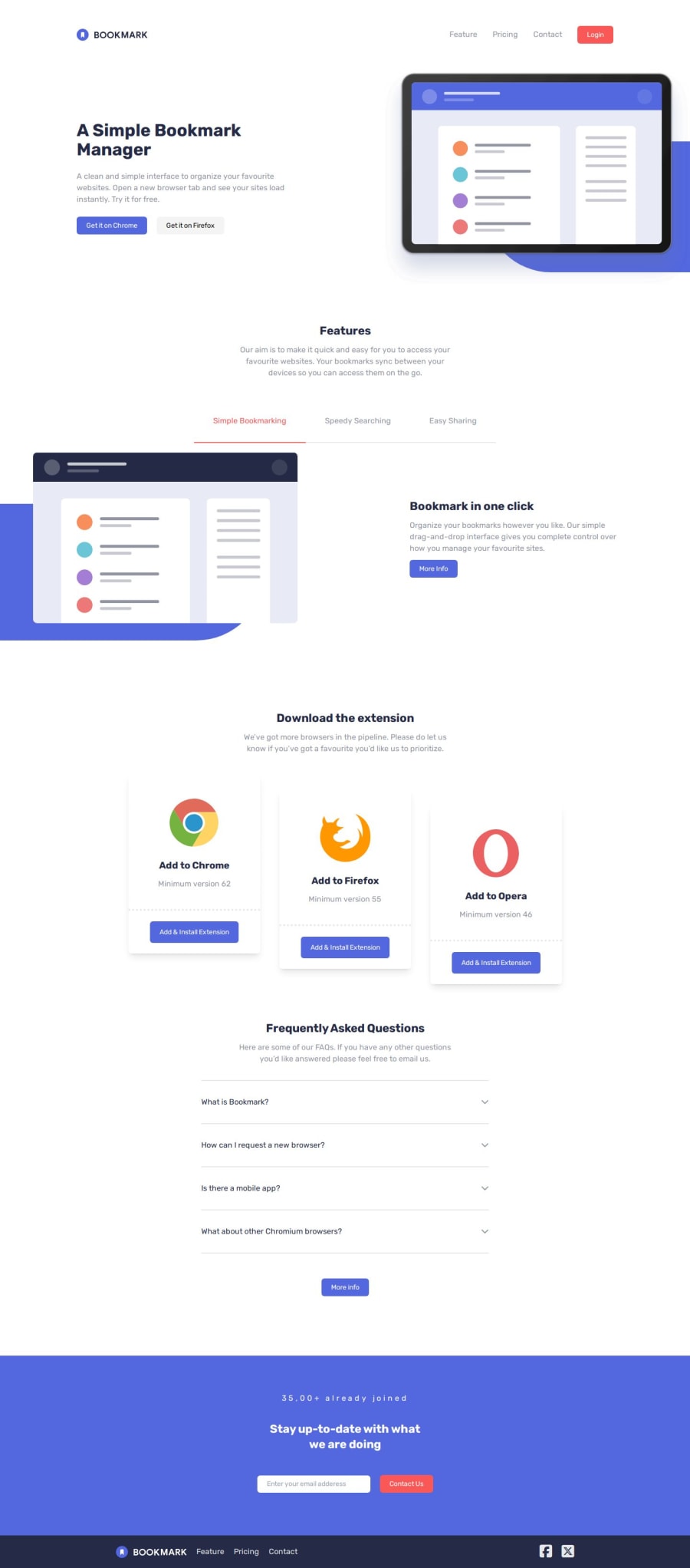 Frontend Mentor Responsive Landing Page Using Tailwind React Js