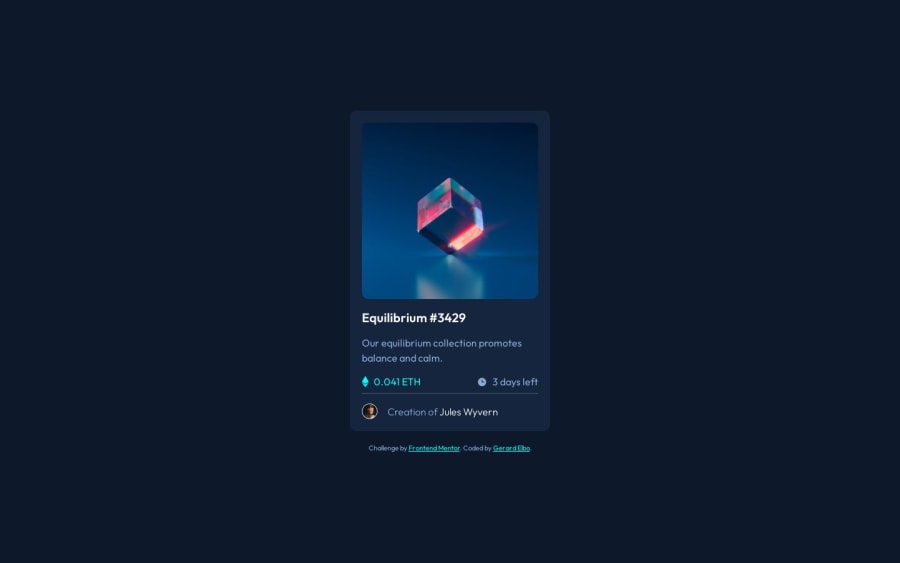 Frontend Mentor Simple One Html And Css That I Did During My Break Coding Challenge Solution
