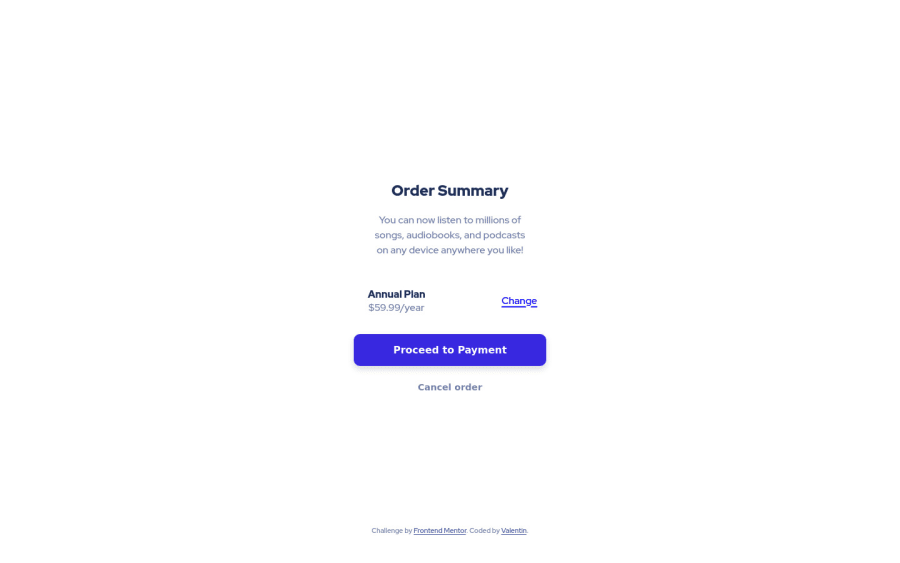 Frontend Mentor Order Summary Card With Html And Css Coding Challenge Solution