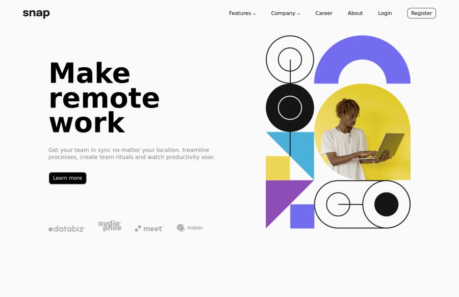 Frontend Mentor Responsive Page Using Html Css And Js Coding Challenge Solution