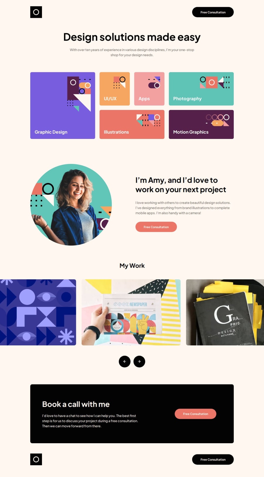 Frontend Mentor Design Portfolio Using Grid Sass Bem Mobile First