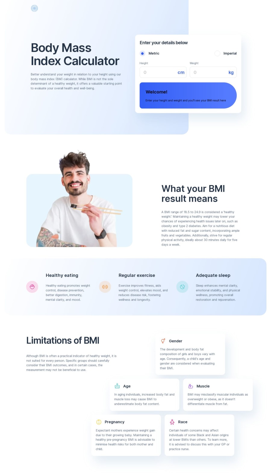 Frontend Mentor Bmi Calculator Coding Challenge Solution