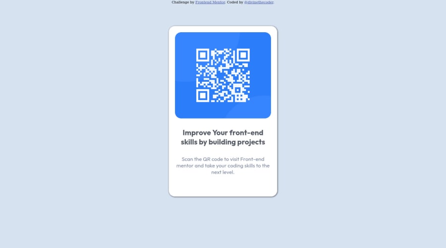 Frontend Mentor Frontend Mentor Qrcode Challenge Coding Challenge