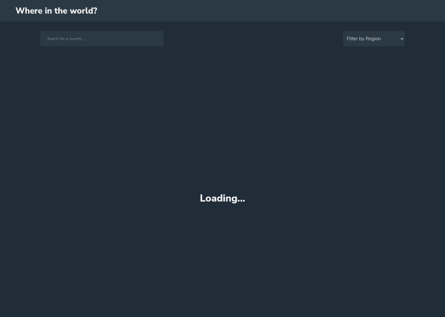 Frontend Mentor Rest Countries Api Using React Coding Challenge Solution