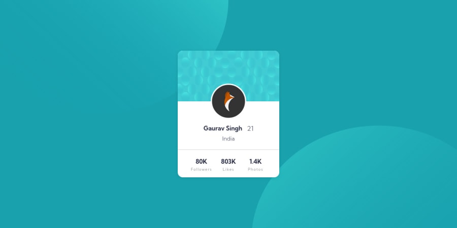 Frontend Mentor Profile Card Component Using React Mui And Typescript Coding Challenge Solution