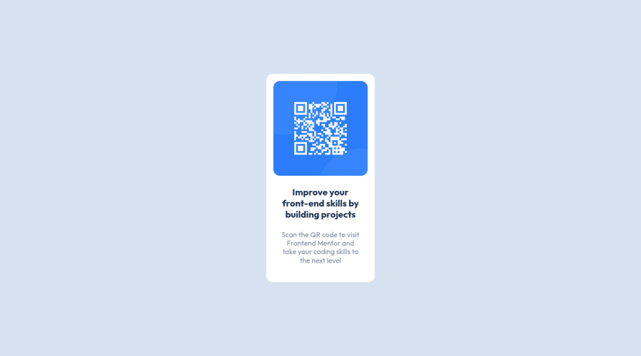 Frontend Mentor Responsive Component Qr Code Using Css Grid And Sass Coding Challenge Solution